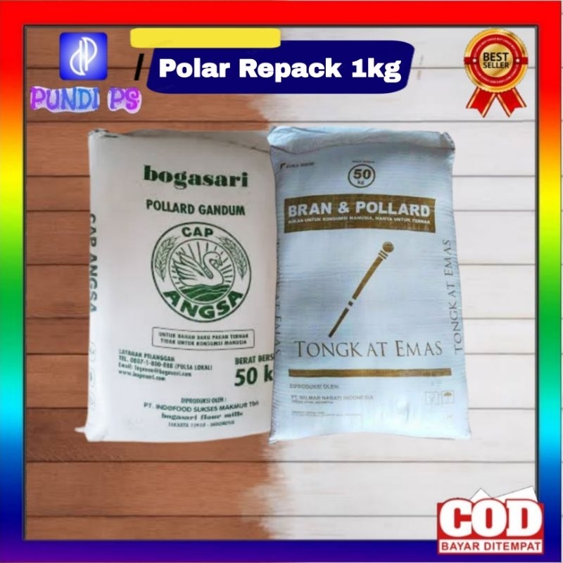 Jual POLAR POLLARD GANDUM ANGSA Tongkat Repack 1kg | Shopee Indonesia