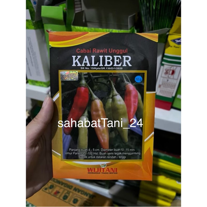 Jual Benih cabe KALIBER 10 gram benih cabai unggul kaliber dari wiji ...