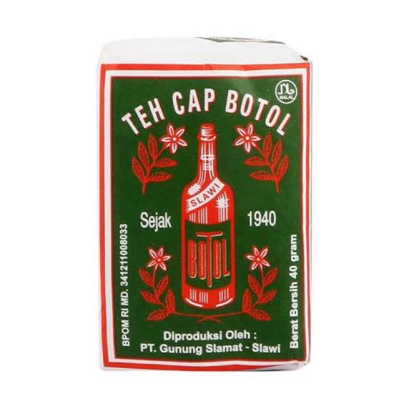Jual Teh Hijau Cap Botol 40 gram | Shopee Indonesia