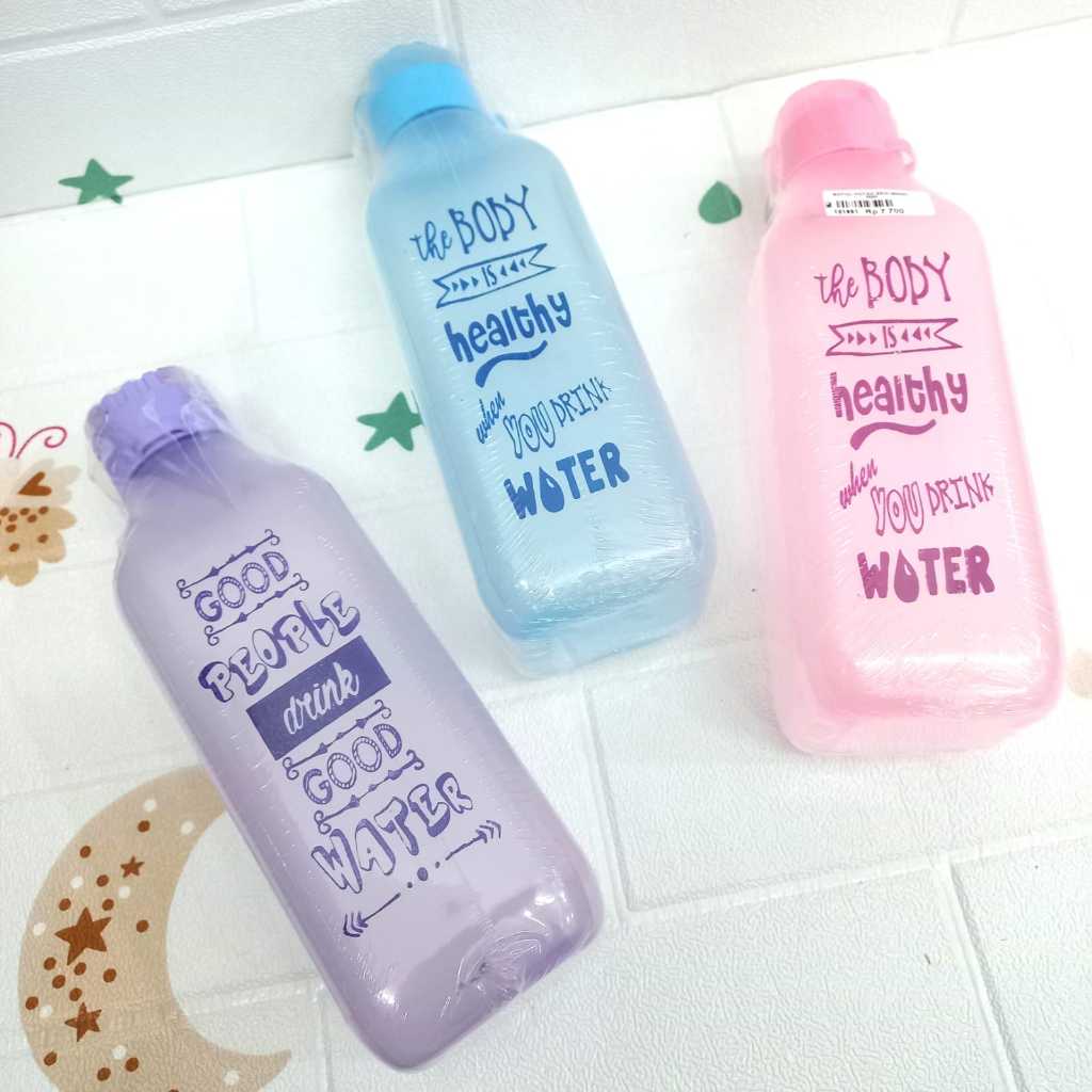 Jual Botol Kotak Segi 800ml W20 | Botol Air Minum Plastik HARGA SATUAN ...