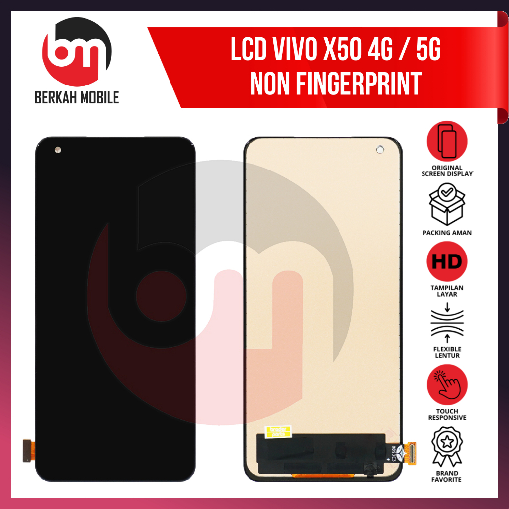 Jual LCD VIVO X50 5G / VIVO X50 4G ORIGINAL BERGARANSI FREE PACKING DUS ...