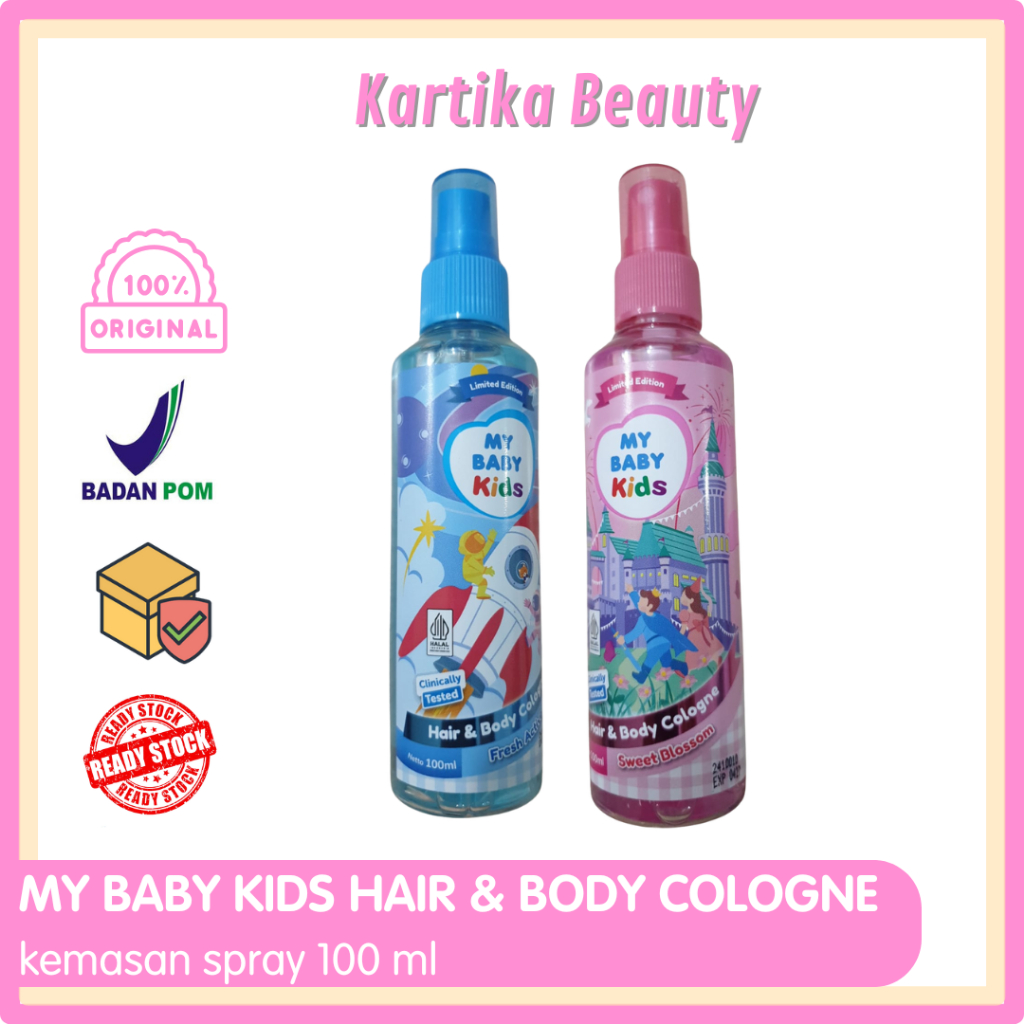 Jual MY BABY KIDS 2 IN 1 HAIR AND BODY COLOGNE SPRAY BOTOL 100 ML ...