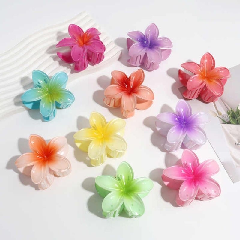 Jual Jepit Bunga Kamboja Jedai Rambut Besar Ukuran 8cm | Shopee Indonesia