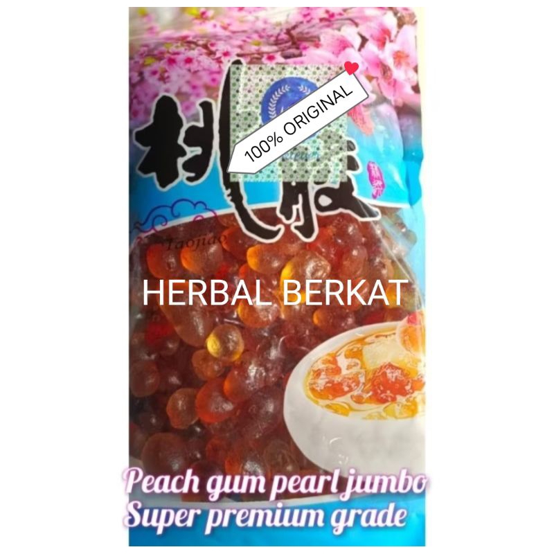 Jual peach gum super jumbo besar premium 500g | Shopee Indonesia