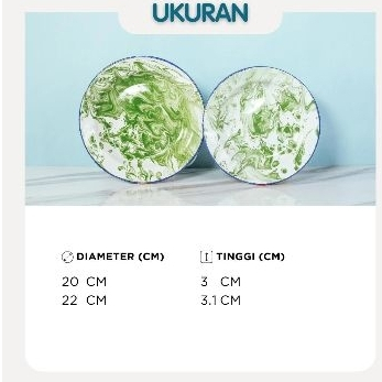 Jual Piring blirik enamel jadul/piring seng jadul ukuran 20cm & 22cm ...