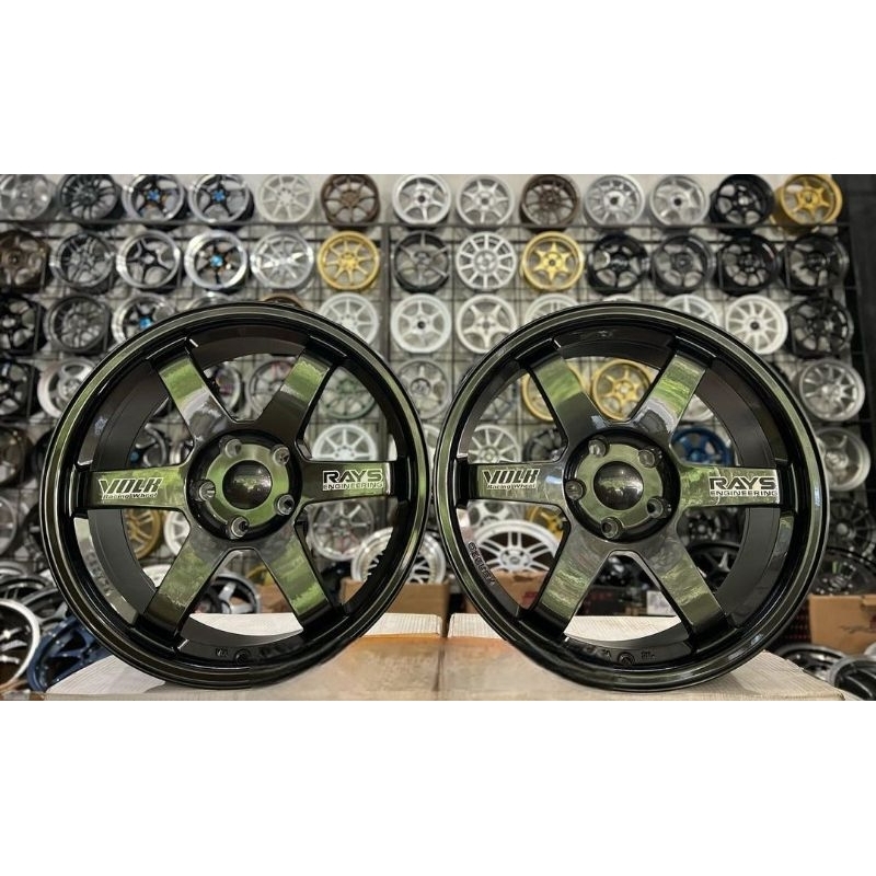 Jual velg racing te37 volk rays te37 ring 18 lebar 8,5 untuk innova zenix reborn venturer terios ...