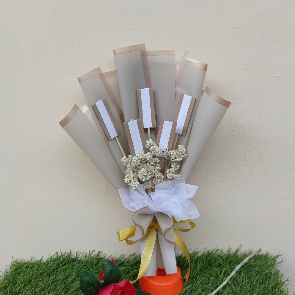 Jual [READY BUKET MINI] Buket Snack Mini Kosongan 5 Stik / Buket Ampau ...