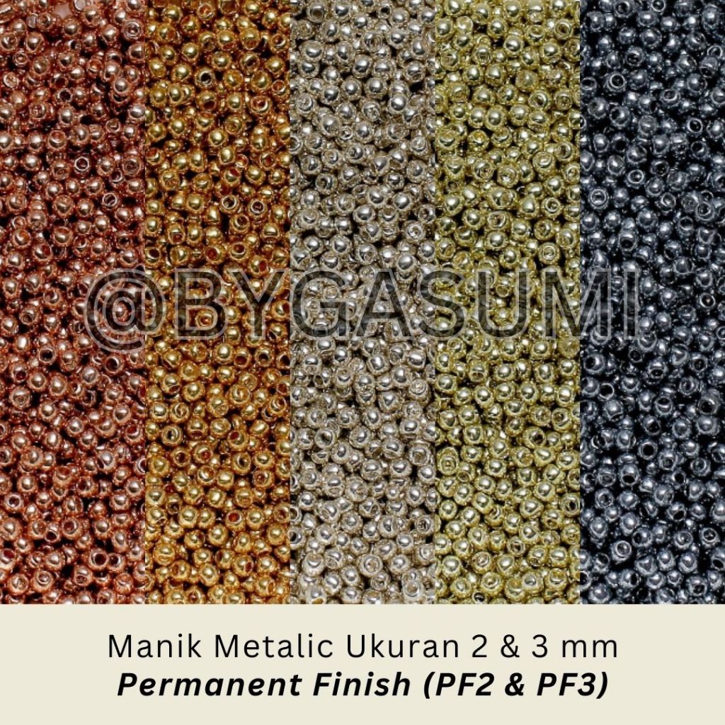 Jual (PF) Manik Emas Metalic Permanent Finished Lapisan Tahan Lama ...