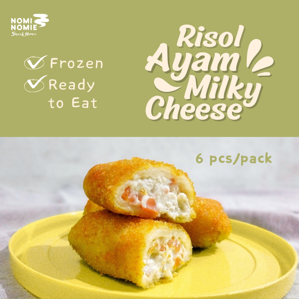 Jual Risol Ayam Milky Cheese by NomiNomie | Risoles | Keju | Creamy ...