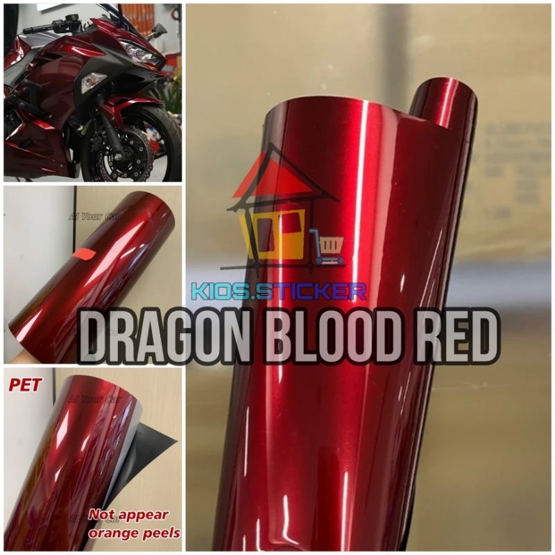 Jual Stiker Skotlet Motor Dragon Blood Red Scotlite Merah Lembayung ...