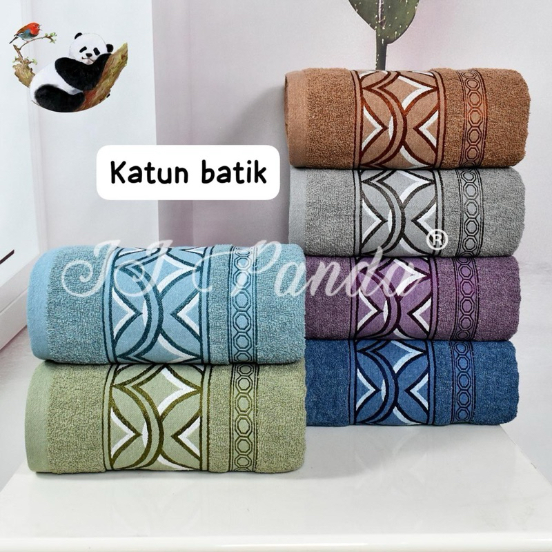 Jual LIVE - (isi 2 pcs) JJ PAnda Premium Handuk Jumbo uk 80x160 Katun ...