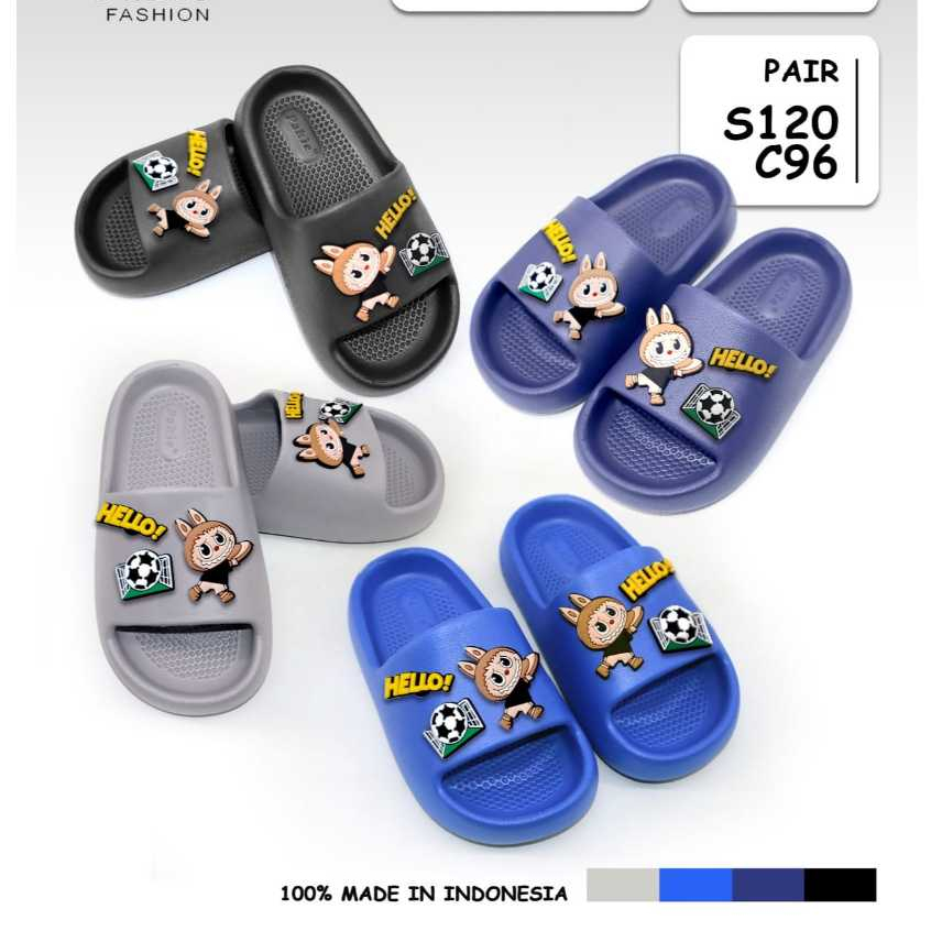 Jual LABUBU Sandal Selop Anak Labubu Sendal Karakter Labubu Viral untuk ...