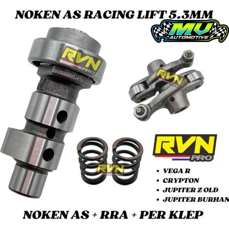 Jual PAKET NOKEN AS CAM RVN RACING RRA JUPITER Z VEGA R CRYPTON PLUS ...