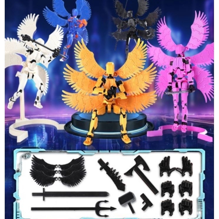 Jual Get Discount dummy 13 action figure robot t13 lucky 13 sayap stand ...
