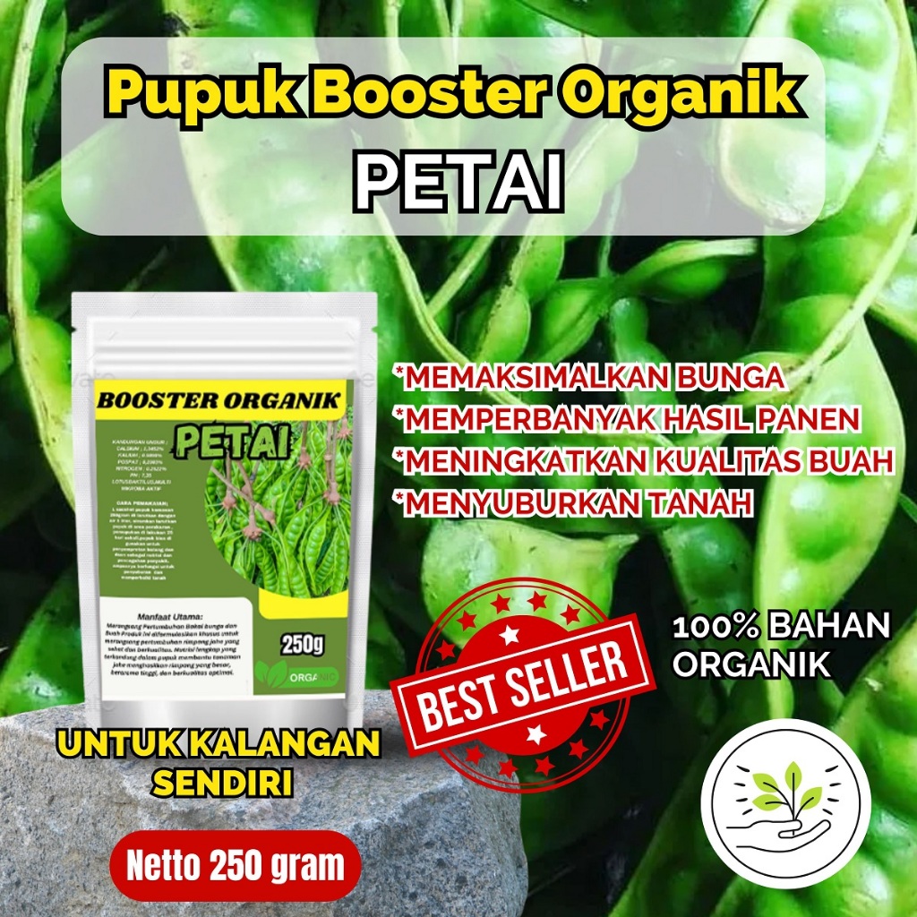 Jual pupuk organik Pete 250g Agar Cepat Berbuah dan Pupuk Pelebat Buah ...