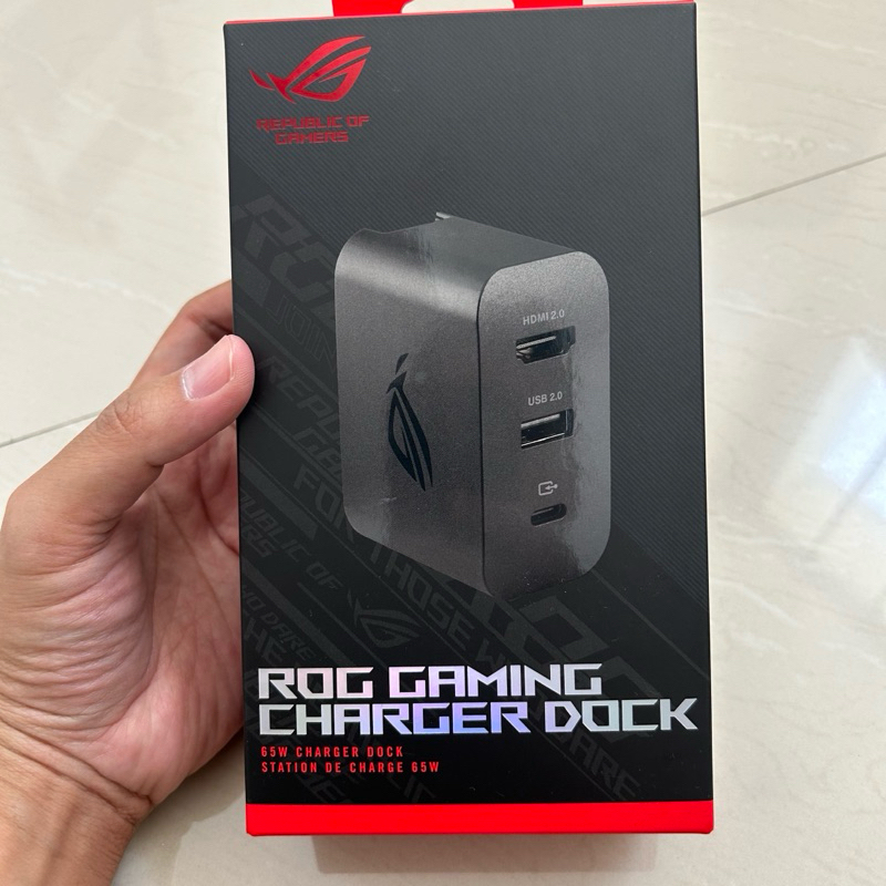 Jual asus rog gaming charger dock original fullset | Shopee Indonesia