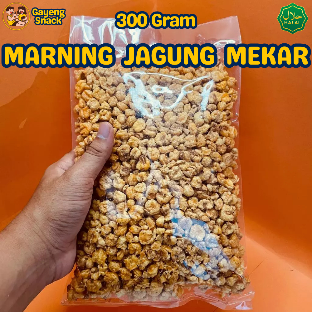 Jual Marning Jagung Mekar Gurih Asin Original Merning Jagung Mekar ...