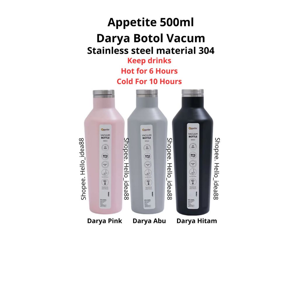 Jual Informa Appetite 500 ml Darya Botol Vacuum Flask - Tumbler Termos ...