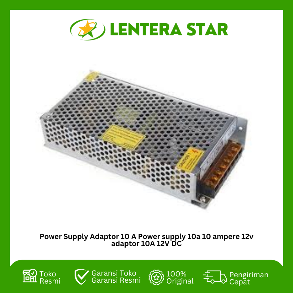 Jual Power Supply Adaptor 10 A Power supply 10a 10 ampere 12v adaptor ...