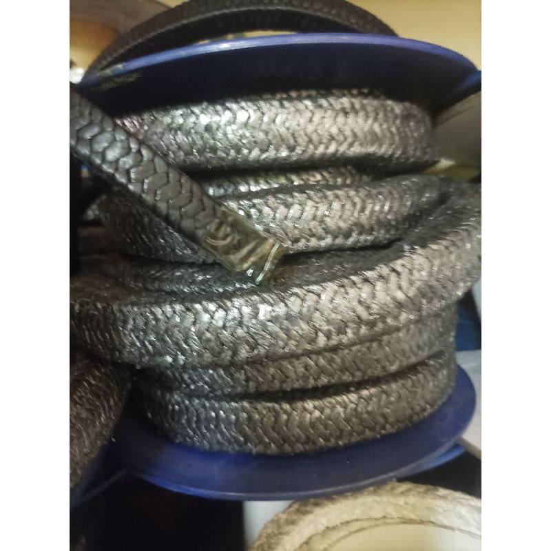 Jual gland Packing graphite uk. 6mm x 1mtr | Shopee Indonesia