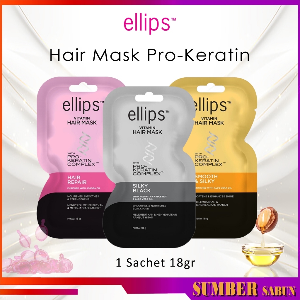 Jual ELIPS HAIR MASK 18G | Shopee Indonesia