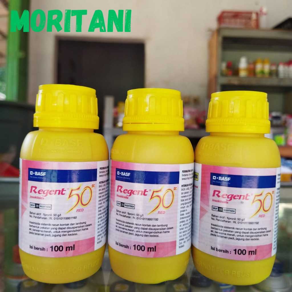 Jual REGENT 50 SC 100 ml Kemasan Merah Bahan Aktif Fipronil Insektisida ...