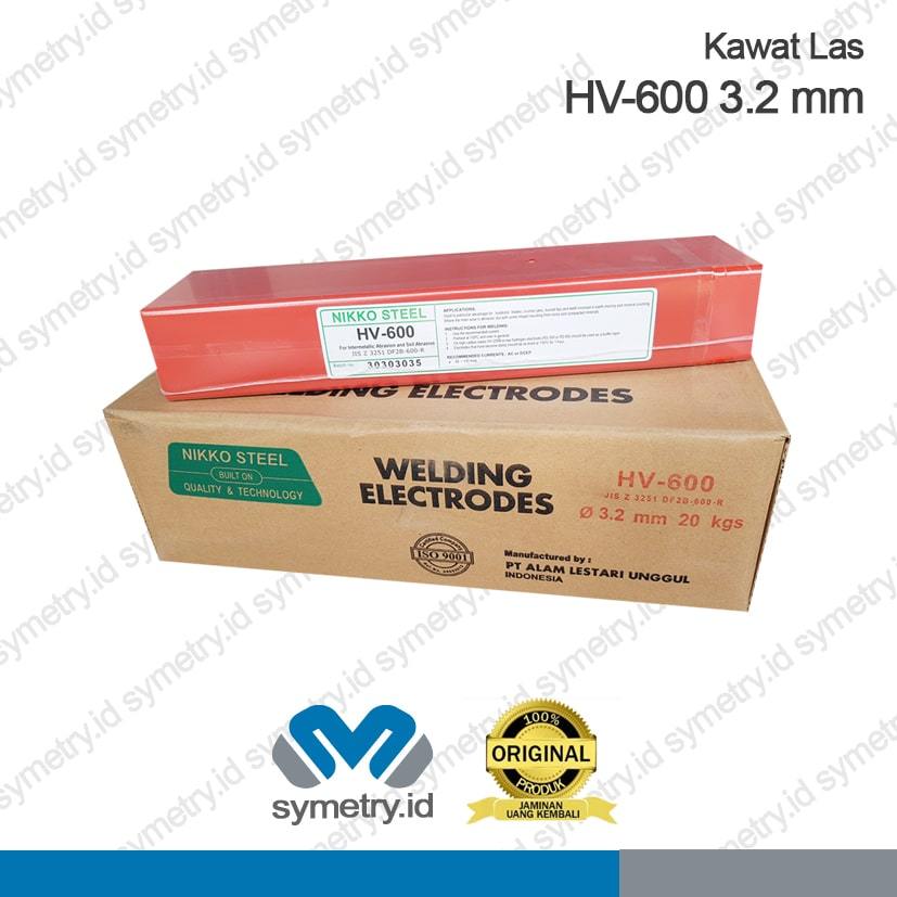 Jual Kawat Las Nikko Steel HV 600 3.2 mm (5KG) / Las Elektroda HV600 3 ...