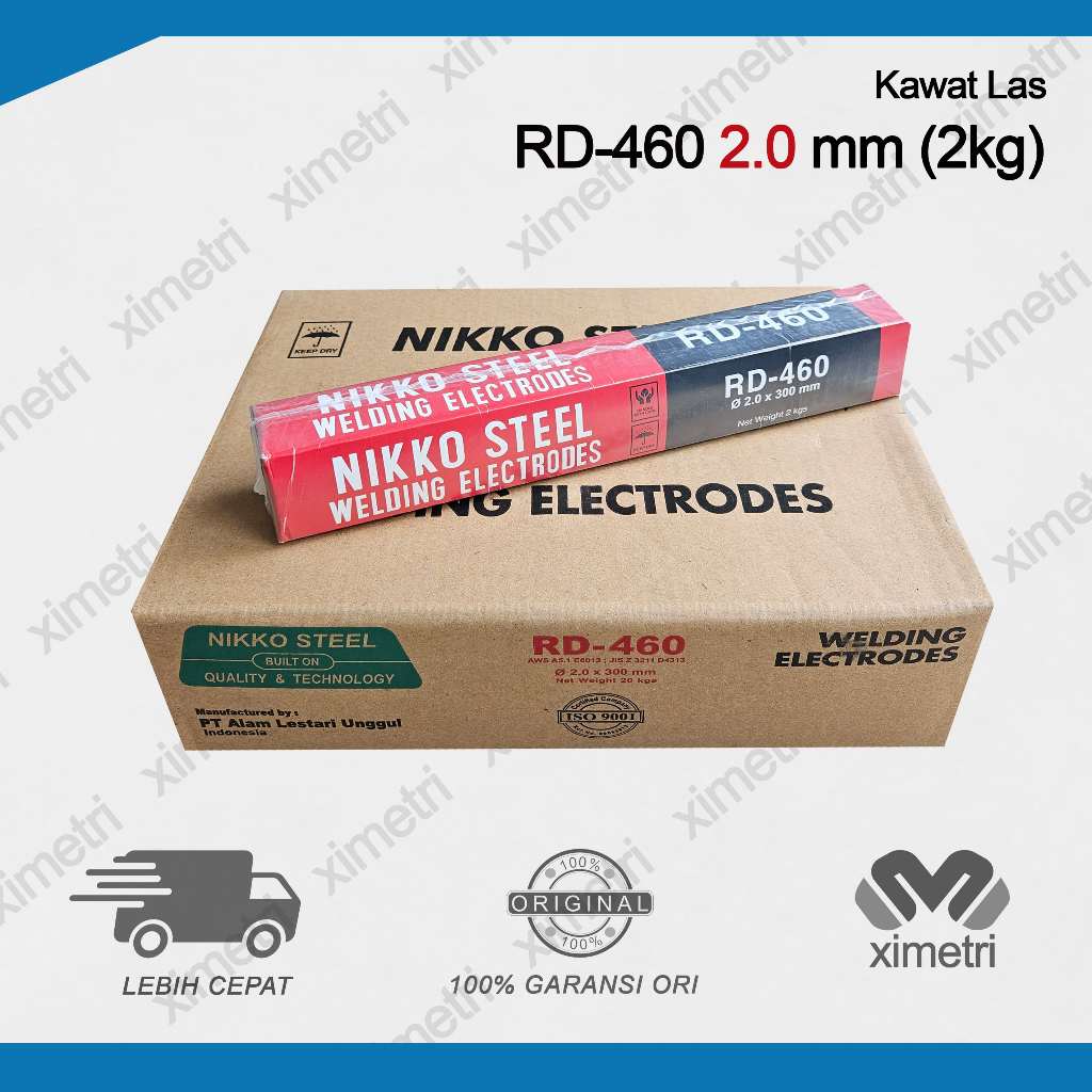 Jual Kawat Las RD 460 2.0 mm (2 KG) Nikko Steel/ Las Elektroda RD460 2 ...