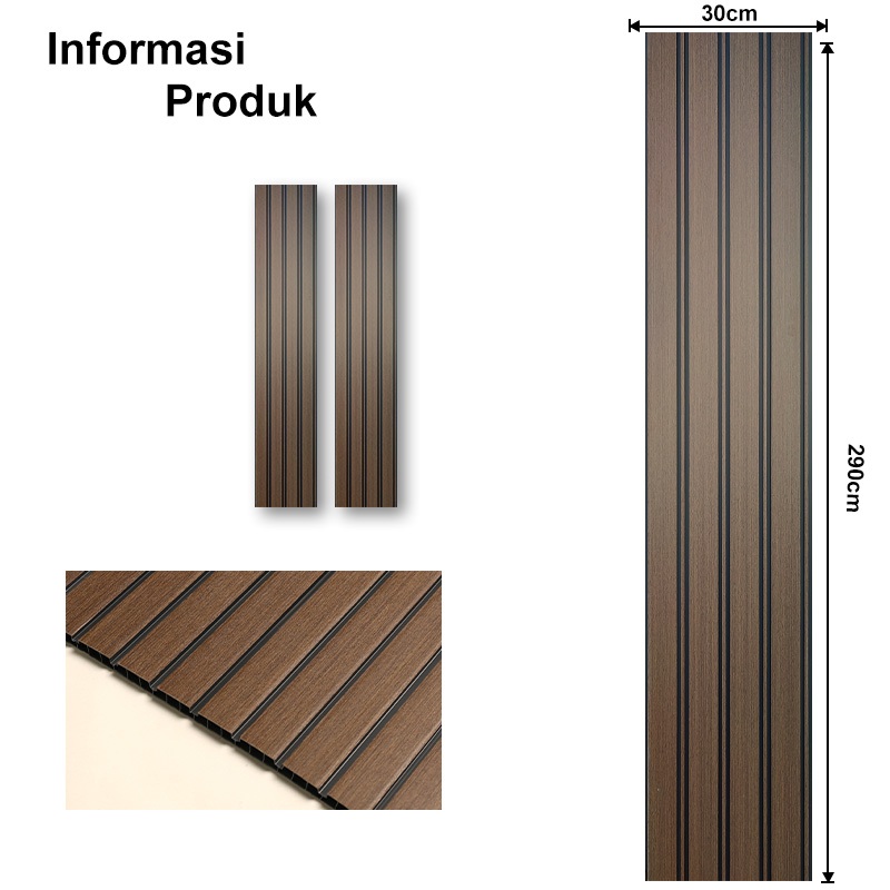 Jual Alsolo Wood panel Dekorasi Rumah Mewah Wall panel Panel Dinding ...