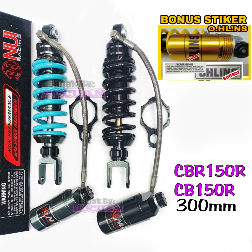 Jual monoshock nui racing cbr cb150r all new cbr105r shock belakang k45 k46 tabung pisah rebound ...