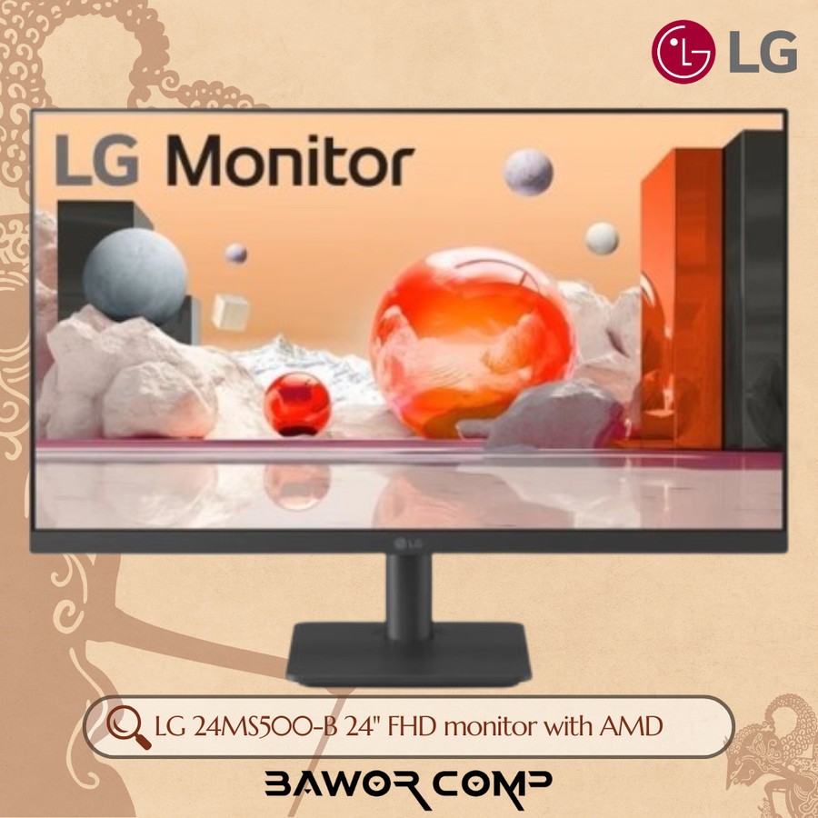 Jual LG 24MS500-B 24'' FHD monitor with AMD FreeSync IPS 100Hz Monitor ...