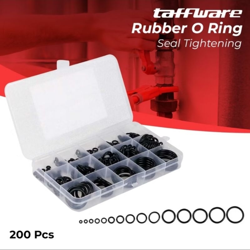 Jual Seal Ring Karet O Ring set 200 pcs Box Multifungsi | Shopee Indonesia