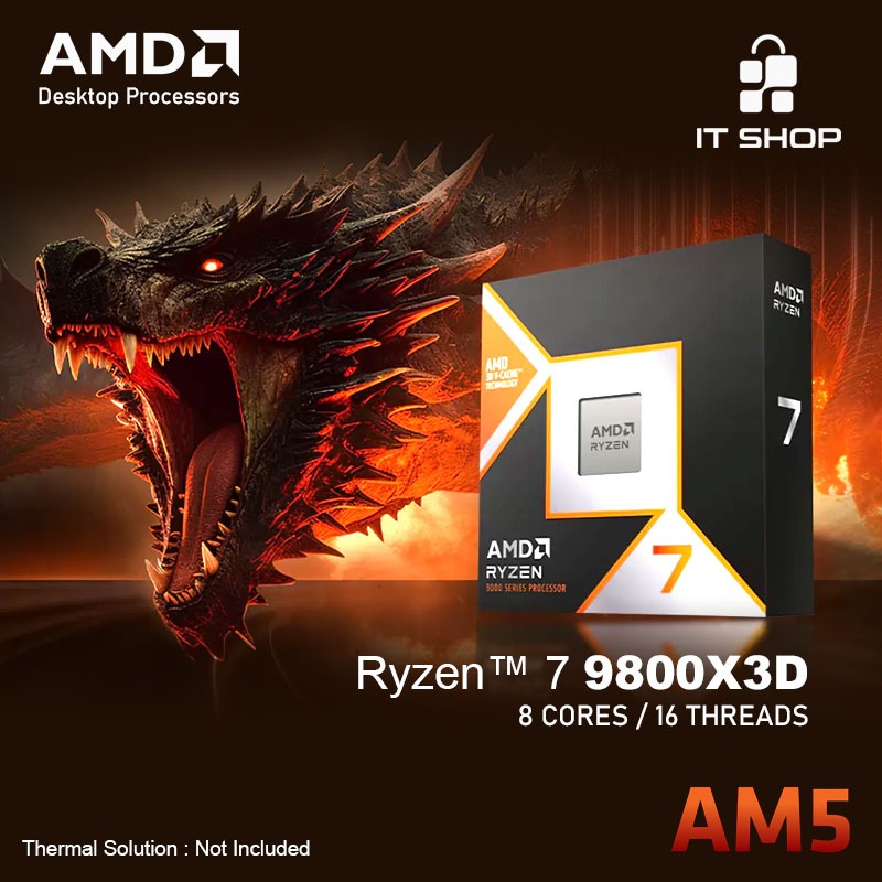 Jual Processor AMD AM5 Ryzen 7 9800X3D Box by EMD | Shopee Indonesia