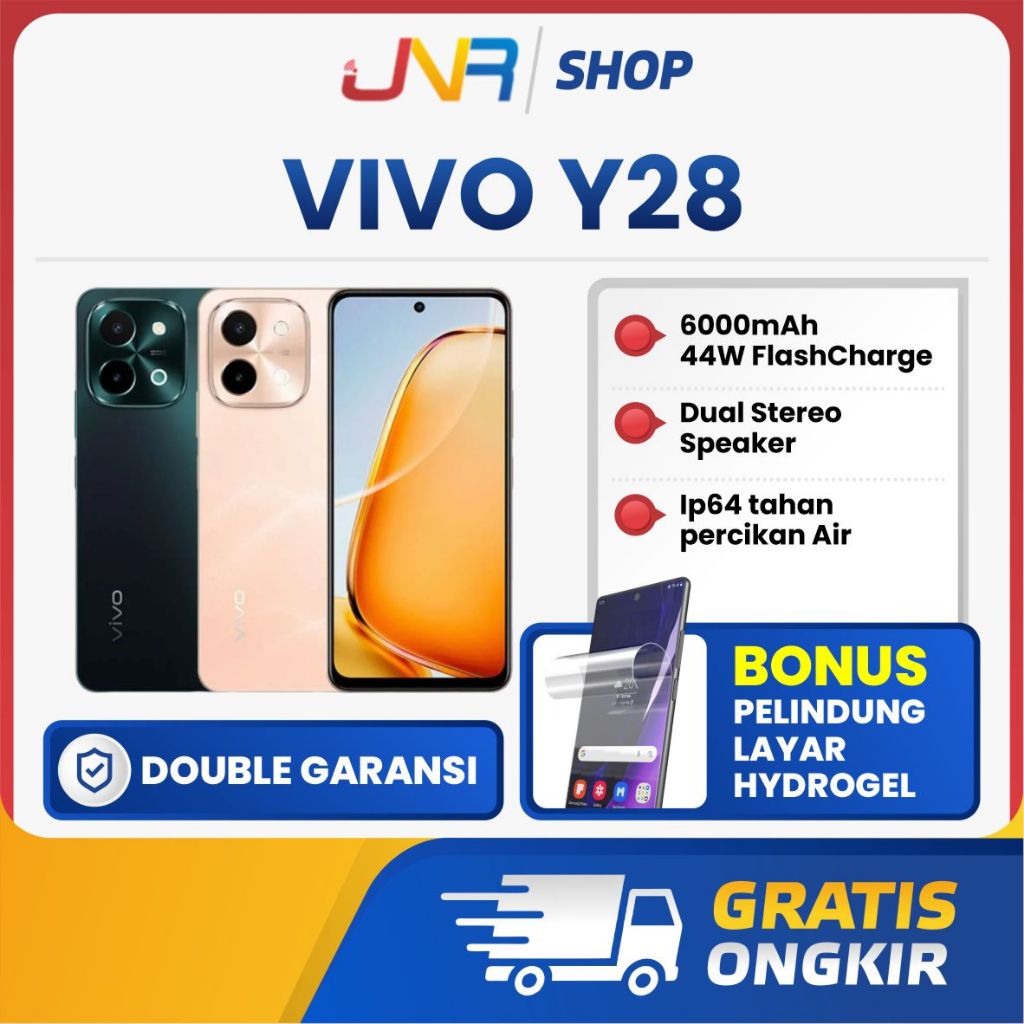 Jual Vivo Y28 8+128GB & 8+256GB [+8GB Extended RAM] Original Garansi Resmi 1 Tahun | Shopee ...