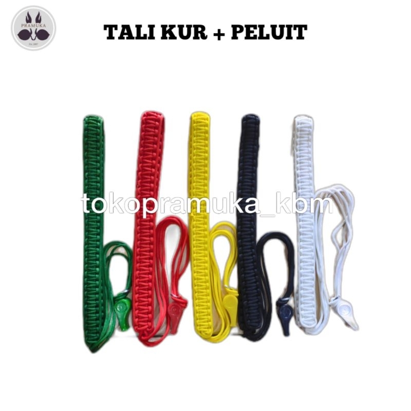 Jual Tali Koor + Peluit | Tali Pramuka | Tali Komando | Hijau Merah ...