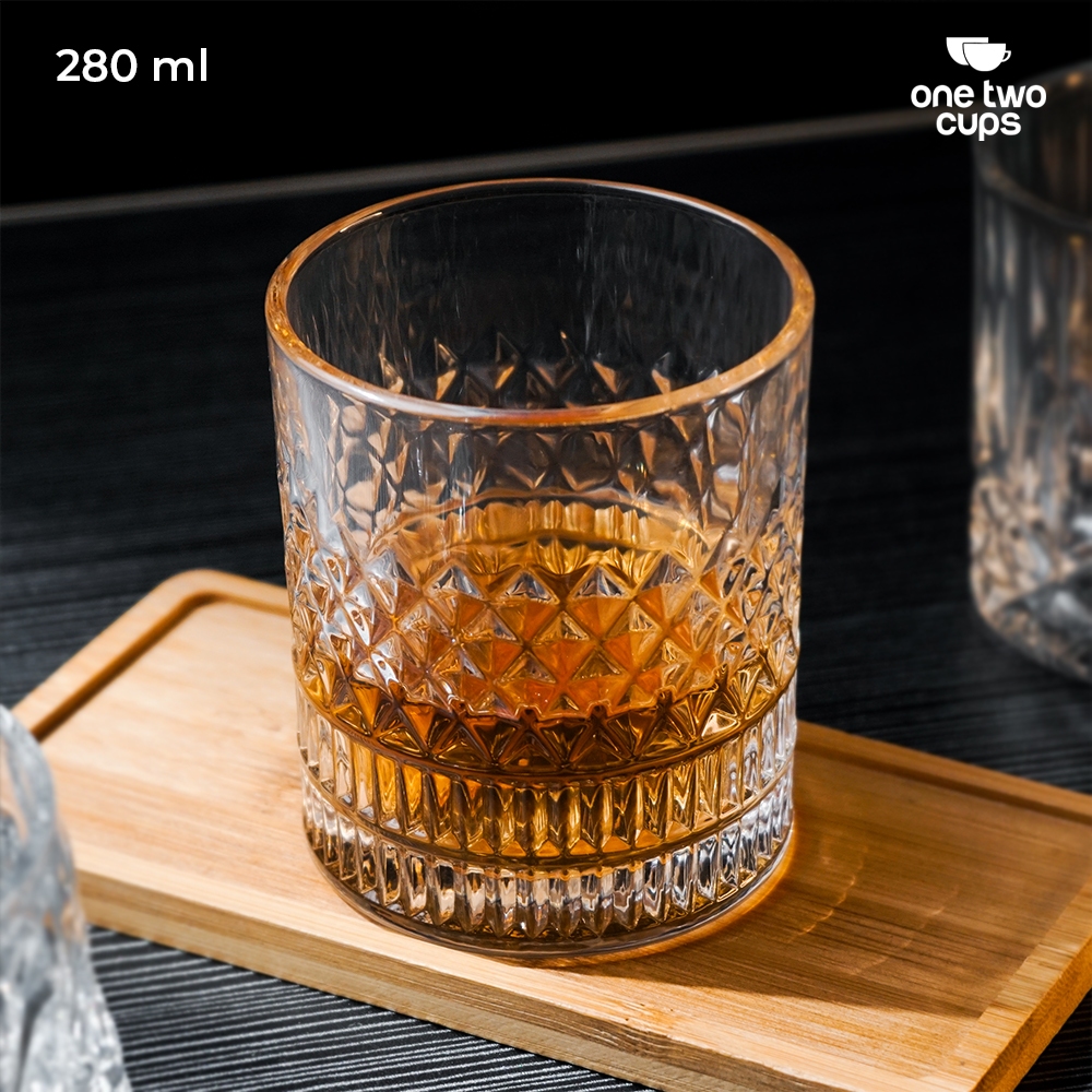 Jual Gelas Whisky Crystal Old Fashioned Rock Glass 280ml - YJ10 ...