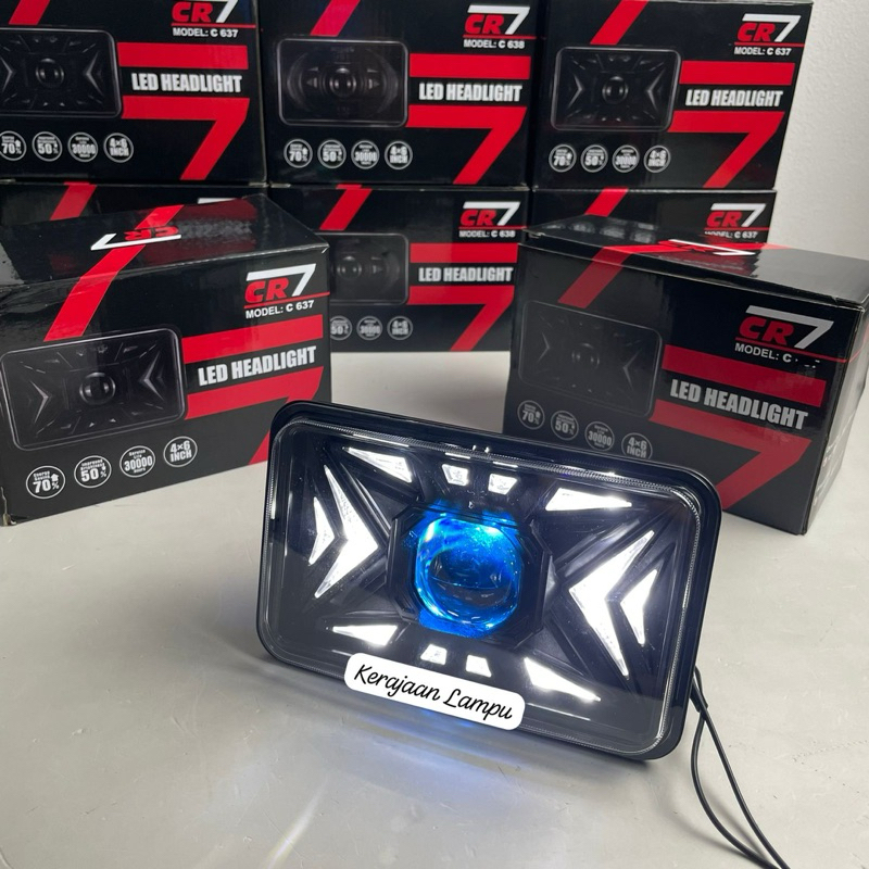 Jual Biled CR7 ORIGINAL Lampu Utama Biled Rx King Model Kotak 4x6 inch ...