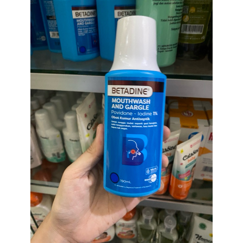 Jual Betadine Mouthwash & Gargle 190ml / Obat Kumur Antiseptik | Shopee ...