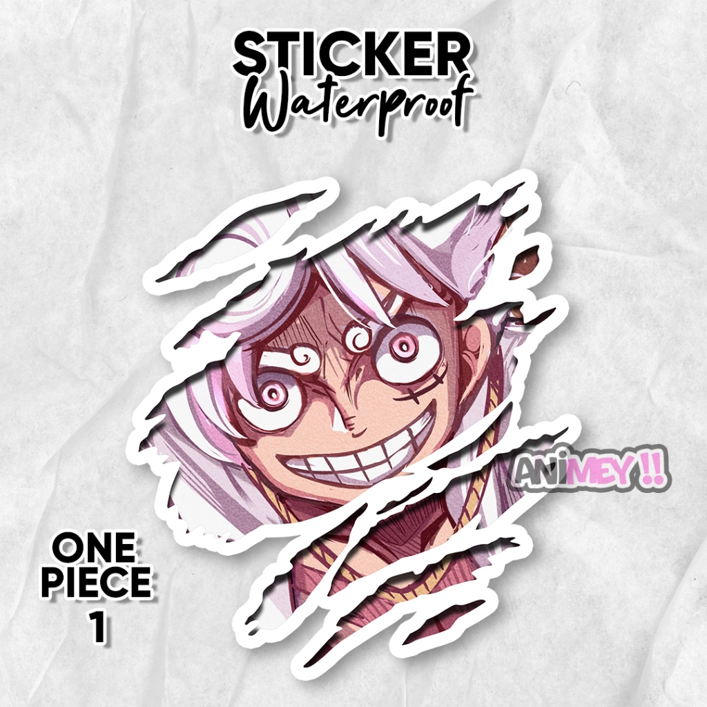 Jual Stiker Scratch One Piece / Sticker Anime Waterproof | Shopee Indonesia