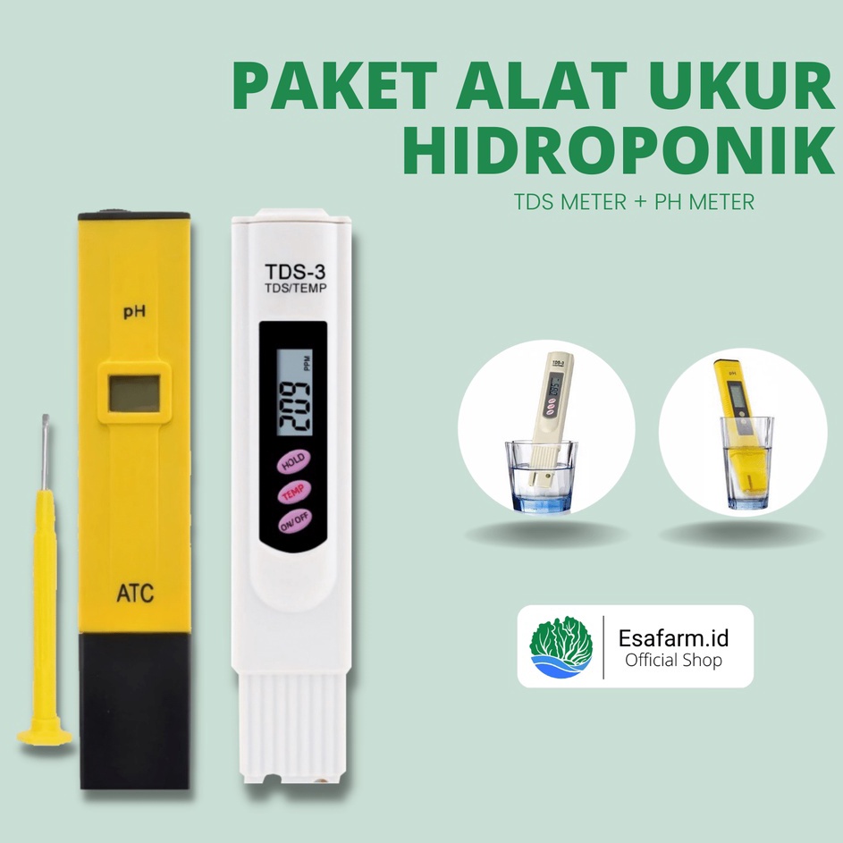 Jual Kejutan Viral Paket Alat Ukur Hidroponik TDS dan PH Meter | Shopee Indonesia