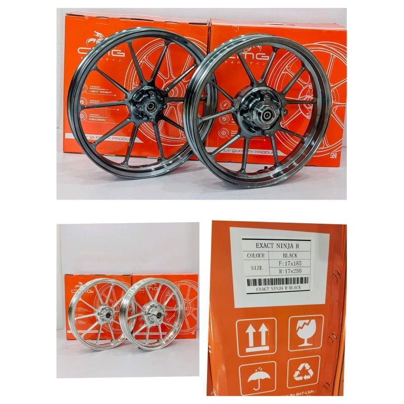 Jual VELG RACING CMG MODEL EXACT NINJA R/NINJA SS UKURAN 185/250 RING ...