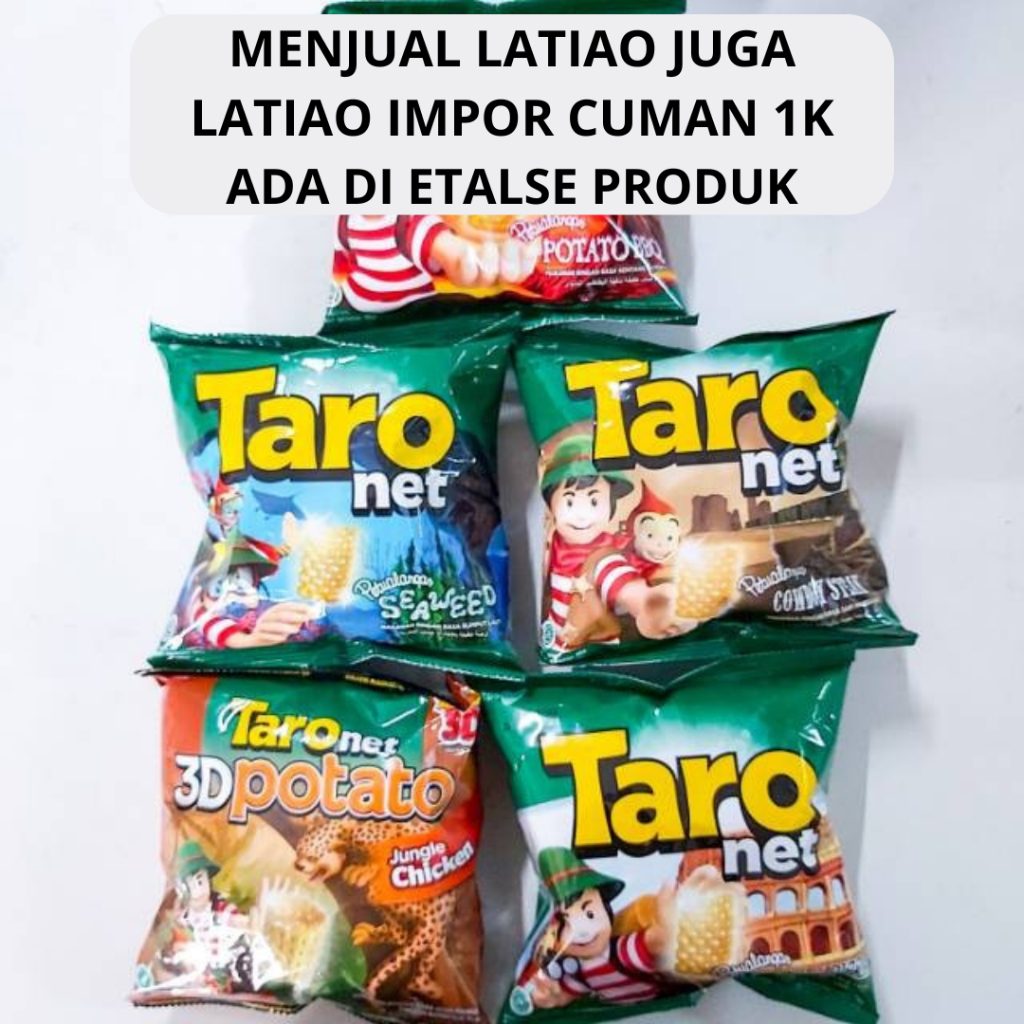 Jual Cemilan Ringan Taro Snack Taro Cemilan Anak Dewasa Remaja Camilan ...