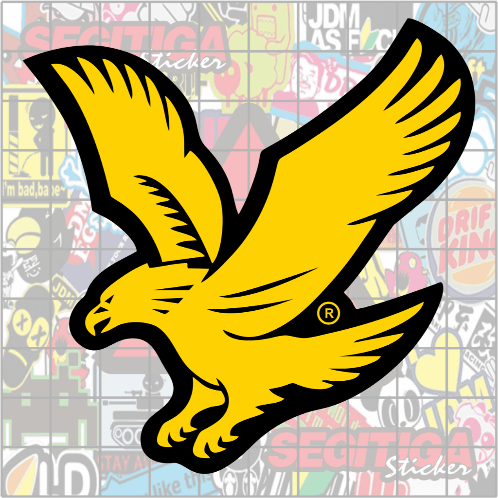 Jual Sticker Printing Brand Lyle&Scott Ukuran 10cm LAminasi GLossy ...
