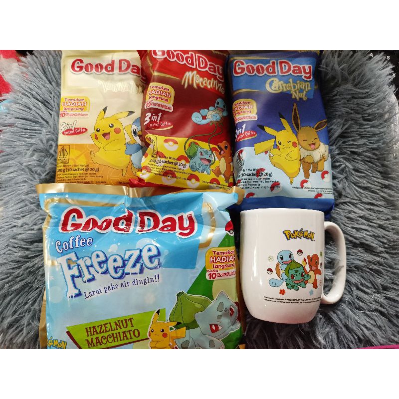 Jual good day duet good day x POKEMON LIMITED EDITION kopi instant 5in1 ...