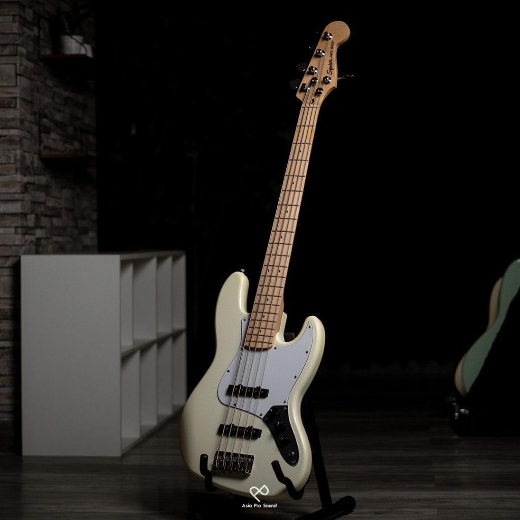 Jual Squier Affinity Jazz Bass V Electric Bass Maple FB in Olympic ...