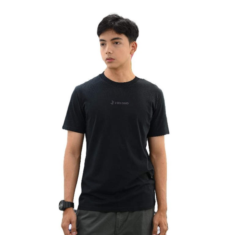 Jual 3Second Kaos Pria Katun Lengan Pendek Slim Fit Typho Flash C250924 | Shopee Indonesia