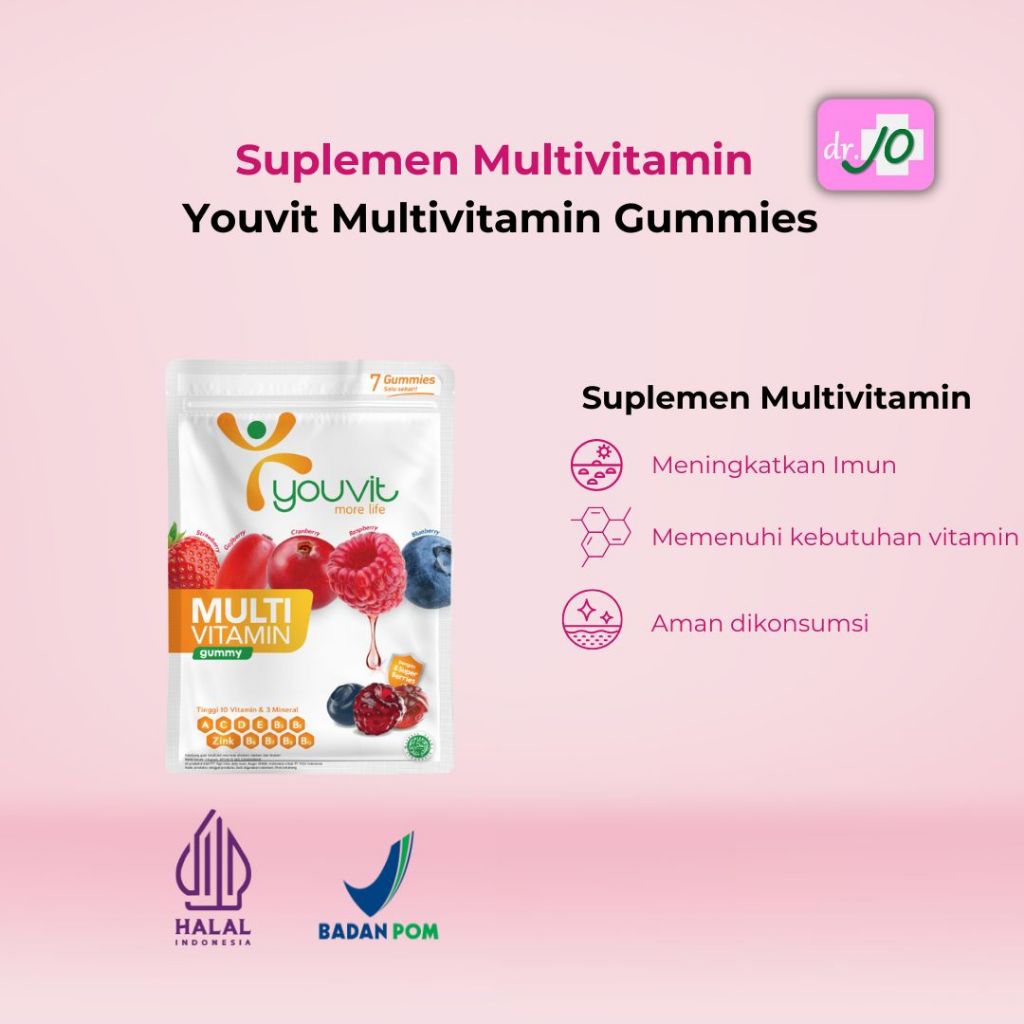 Jual YOUVIT MULTIVITAMIN DEWASA | MULTIVITAMIN | YOUVIT MULTIVITAMIN ...