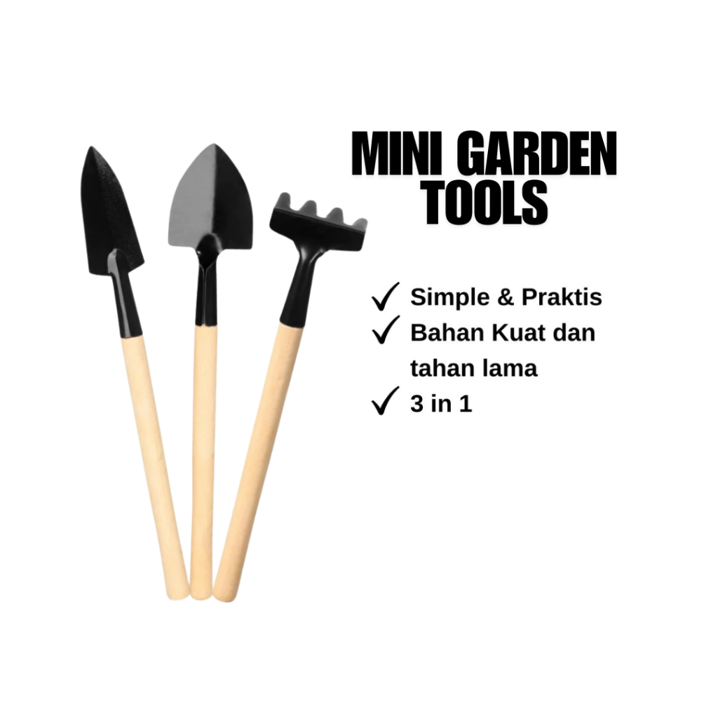 Jual MSM Alat berkebun sekop mini 3in1 set | Shopee Indonesia