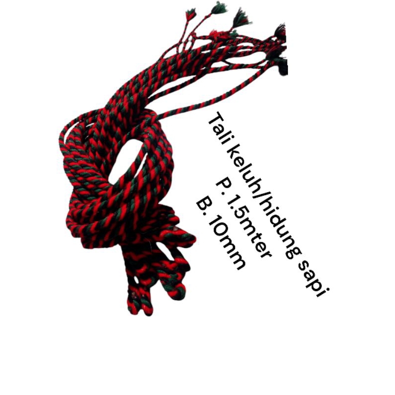 Jual tali keluh tali hidung sapi kokoh dan empuk panjang 1.5mter ...