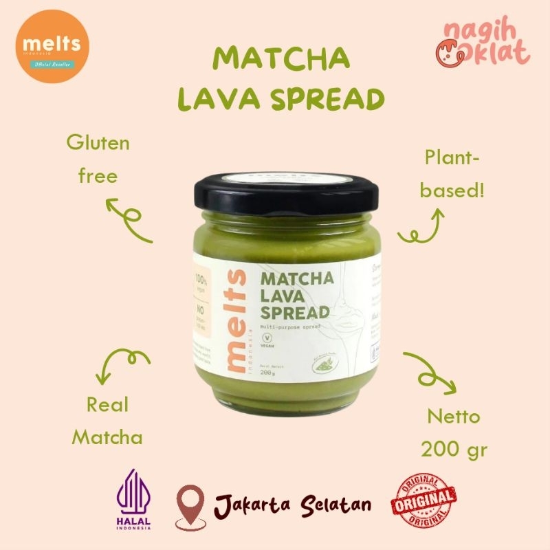 Jual MELTS Matcha Lava Spread | Selai untuk Roti Topping Kue Pastry ...